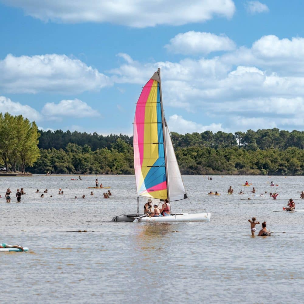 Accueil - Au Lac de Biscarrose - Camping